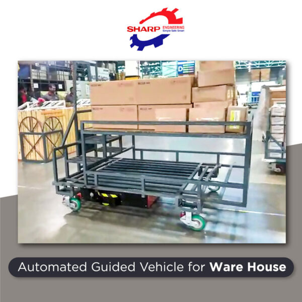 Automated Guided Vehicles in Warehouse – Sharp Engineering